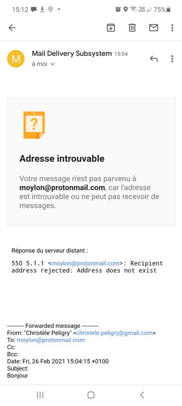 Mailer-daemon@googlemail.com | 12 signalements | 17 commentaires