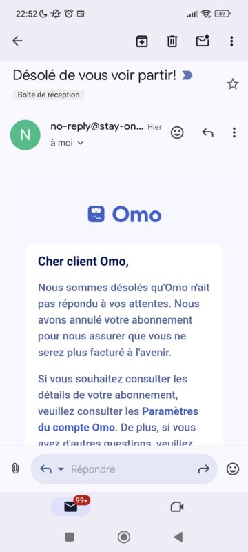 Omo-app.io | 7 signalements | 10 commentaires