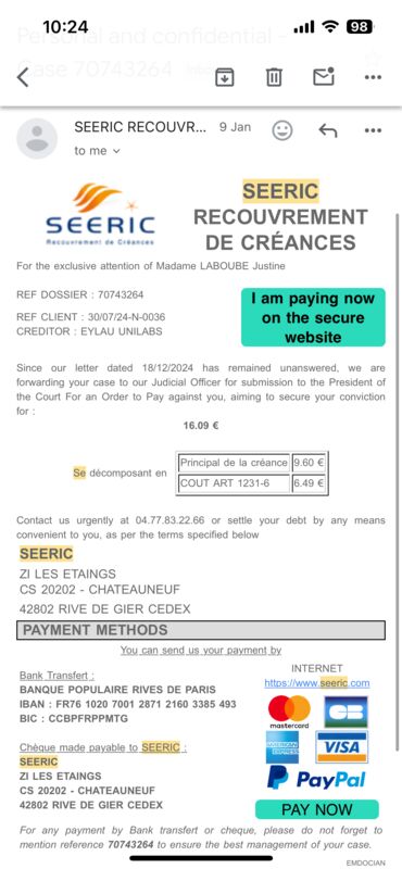 Seeric@seeric.com | 17 signalements | 59 commentaires