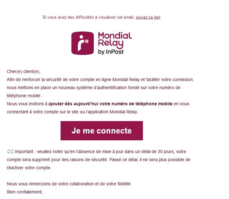 Servicecommunication@e-mail.mondialrelay.fr | 7 signalements | 9 ...