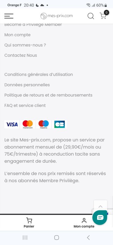 Mes-prix.com | 9 signalements | 25 commentaires