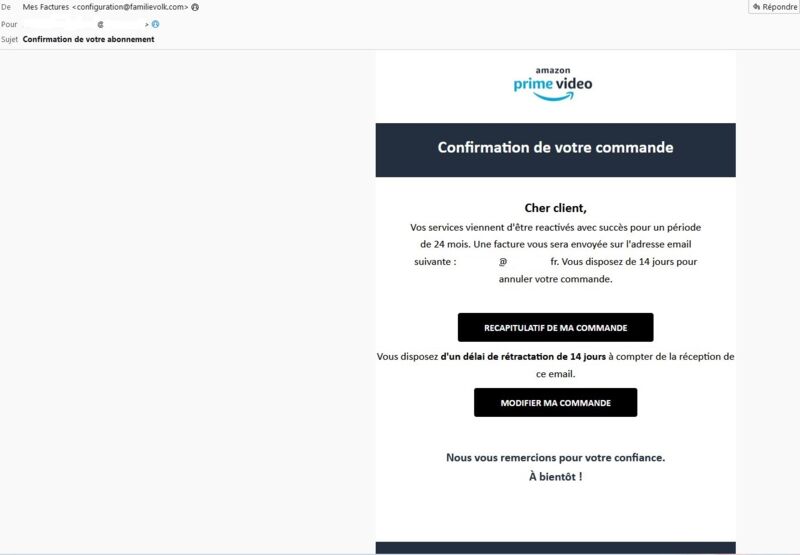 Amazon Prime video | 30 signalements | 105 commentaires