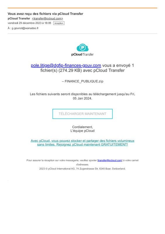 Transfer@pcloud.com | 6 signalements | 18 commentaires