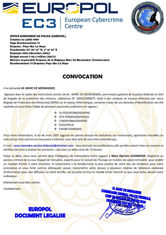 Europol EC3 | 7 signalements | 12 commentaires