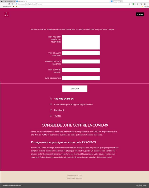 mondialrelaycompagnie0@gmail.com | +32480218954 | clément neuville ...