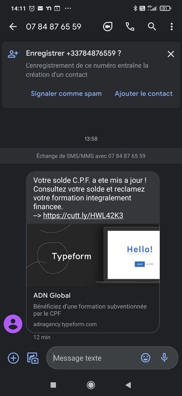 Cutt.ly | 07 84 87 65 59 | 1 signalement | 4 commentaires