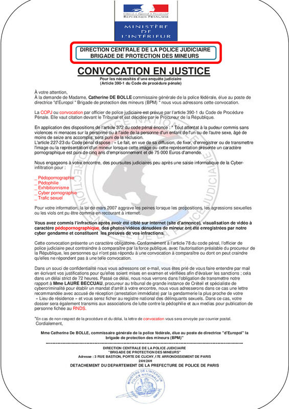 COPJ-PMPJ CONVOCATION | 4 signalements | 6 commentaires