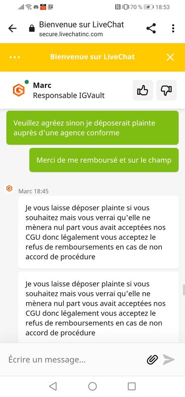 Igvault.com | Igvault | 1 signalement | 1 commentaire