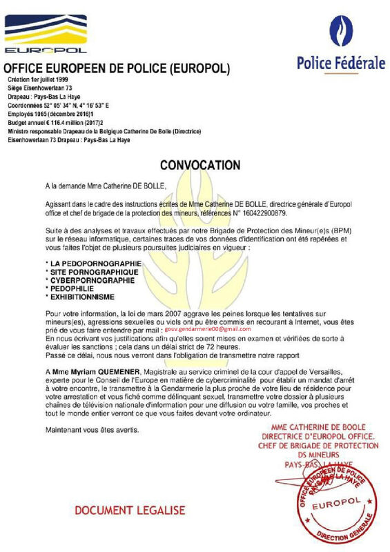 Gouv.gendarmerie00@gmail.com | 2 signalements | 1 commentaire