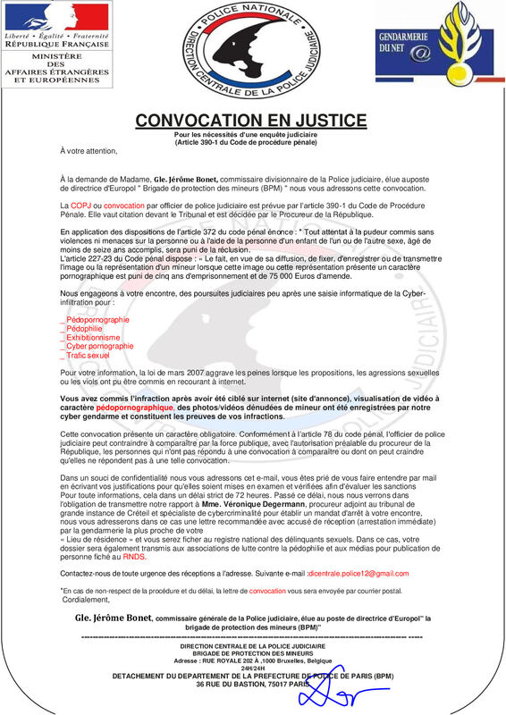 Convocation Policière Au Travail – QEKAE
