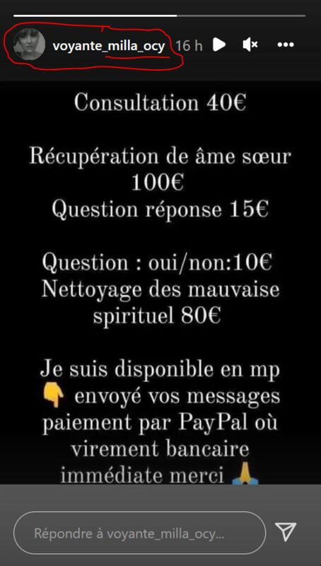 Milla_ocy | 1 signalement | 1 commentaire