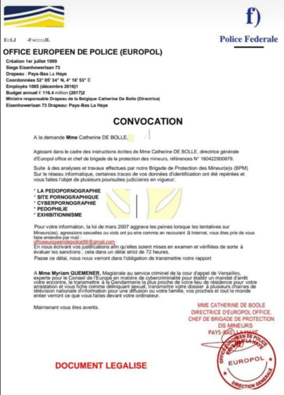 Office europeen de Police europol | 3 signalements | 3 commentaires