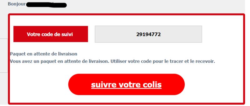 Vous avez un paquet en attente de livraison | 2 signalements | 5 ...