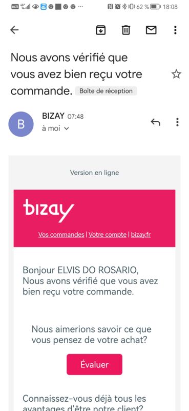 Bizay.fr | Info.fr@bizay.com | Bizay | 1 signalement