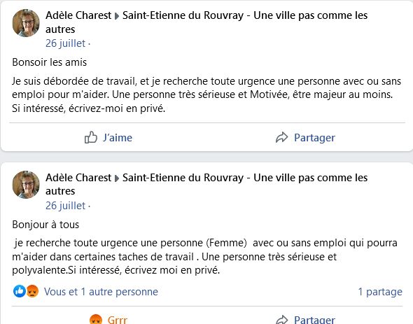 Facebook.com | 1 signalement | 1 commentaire