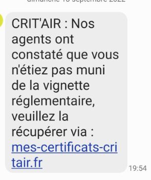 CRIT'AIR vignette réglementaire | 3 signalements | 15 commentaires