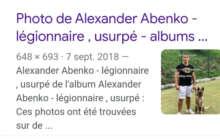 Alexander Abenko | 2 signalements | 3 commentaires
