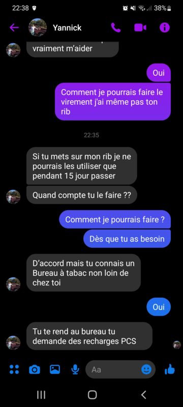 Facebook.com | Yannick rochette pellegrin | 1 signalement