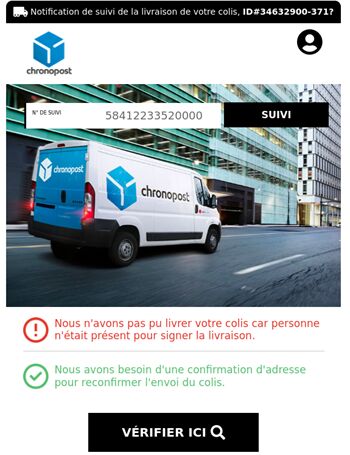 Chronopost-express@inseara.shop | Suivre_votre_colis! | 1 signalement ...