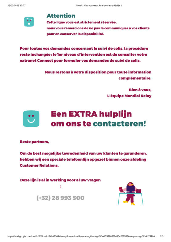 servicecommunication@e-mail.mondialrelay.fr | e-mail.mondialrelay.fr ...