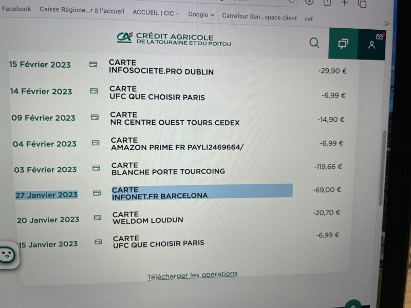 INFONET | 1 signalement | 4 commentaires