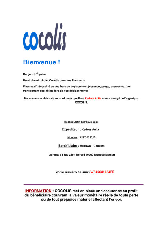 Equipe@cocolisfrance.com | 06 44 66 87 16 | Societe cocolis anita toth ...