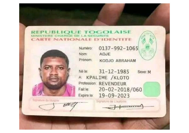 Pièces À Fournir Pour Renouveler Votre Carte DIdentité Togolaise Sans ...