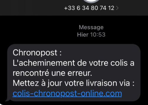 Colis-chronopost-online.com | 3 signalements | 7 commentaires