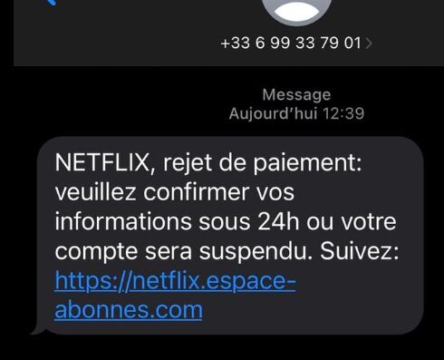 Netflix.espace-abonnes.com | 06 99 33 79 01 | NETFLIX | 1 signalement | 1 commentaire