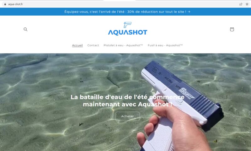 Aqua-shot.fr | 2 signalements | 1 commentaire