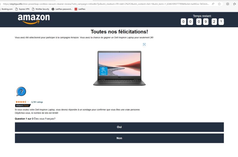 AMAZON | Arnaque site annonce | 2 commentaires
