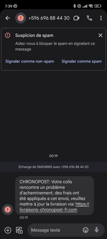 Livraisons-chronopost-fr.com | Chronopost | 1 signalement | 1 commentaire