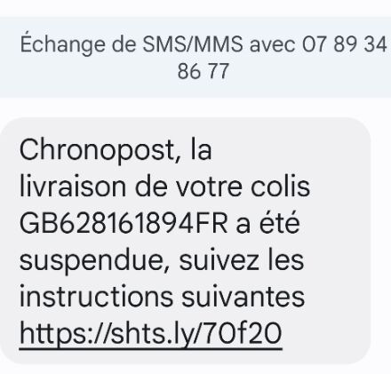 Shts.ly | 07 89 34 86 77 | Chronopost | 1 signalement | 2 commentaires