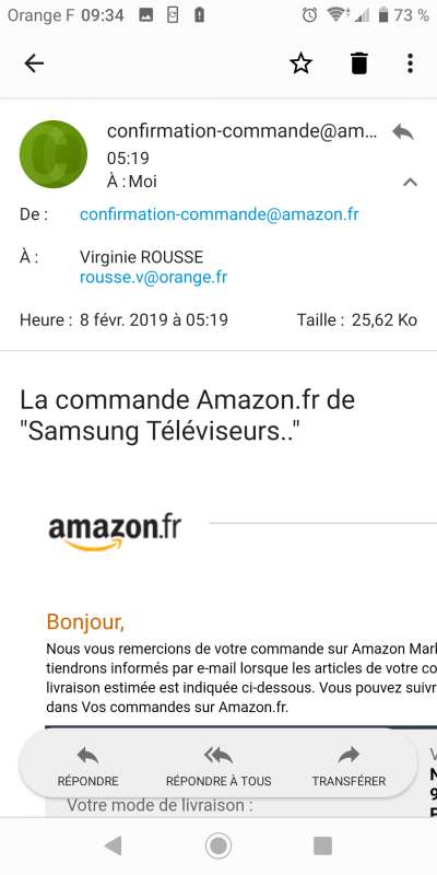 Confirmation-commande@amazon.fr | 14 signalements | 53 commentaires