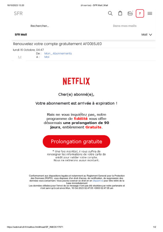 Ami-kdlv@boekenwurmen.org | Mon_Abonnements | 1 signalement