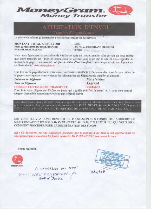 MoneyGram : Les principales arnaques à connaître