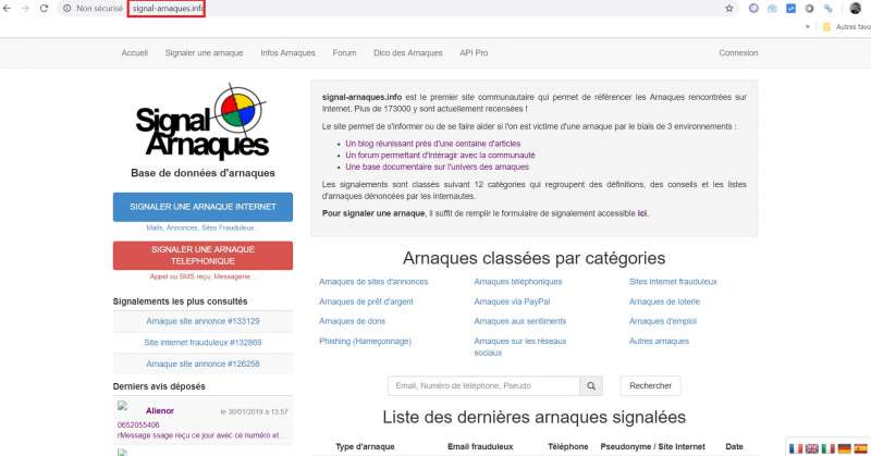 Contact@signal-arnaques.info | Http://signal-arnaques.info/ | 1 ...