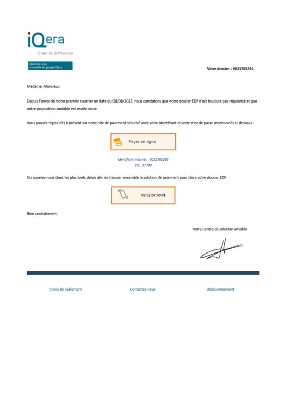 Centre-de-recouvrement-amiable@iqera.com | IQera Services : demande de ...