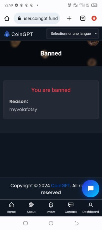User.coingpt.fund | Coingpt@coingpt.pro | CoinGPT | 1 signalement