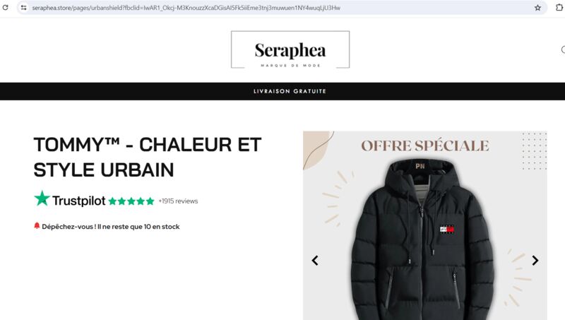 Seraphea.store | Info.seraphea@gmail.com | Seraphea | 1 signalement