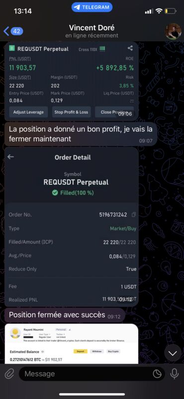 Vencent doré | 1 signalement | 2 commentaires