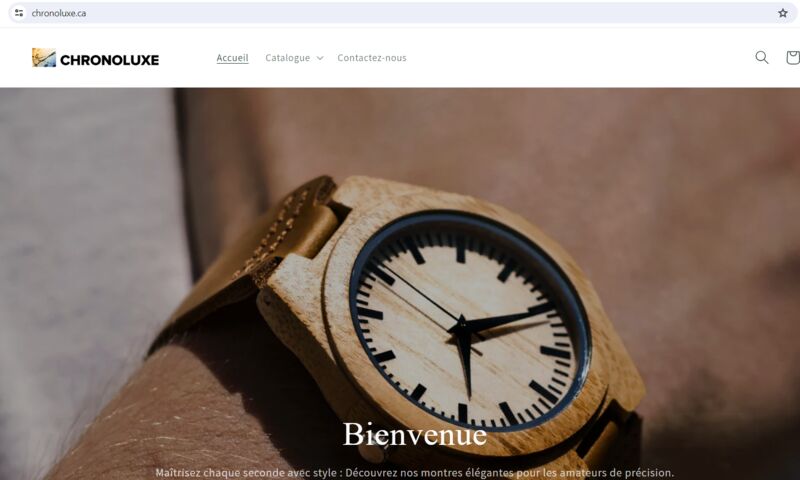 Chronoluxe.ca | Info@chronolux.ca | Chronoluxe | 1 signalement