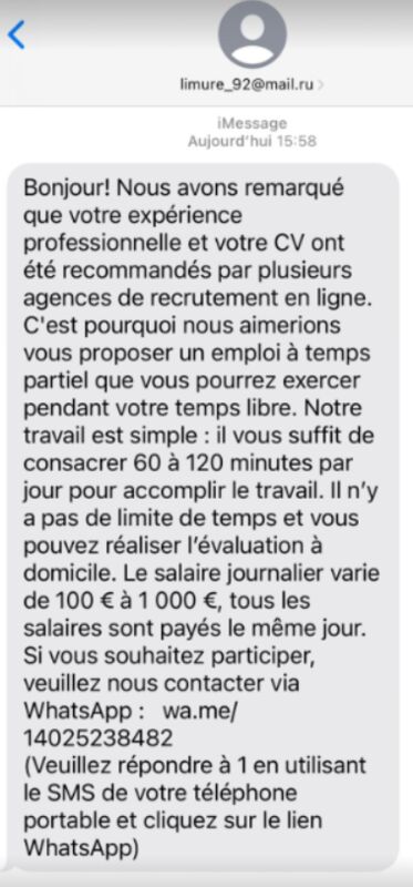 Wa.me | Limure_92@mail.ru | (402) 523-8482 | 1 signalement | 1 commentaire