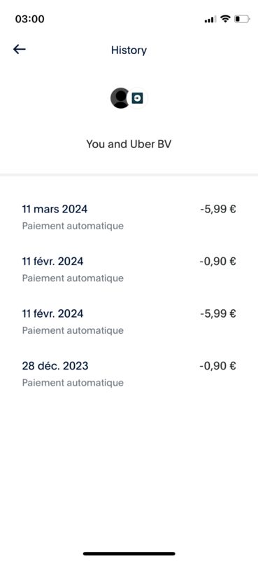 Uber BV | 1 signalement | 1 commentaire