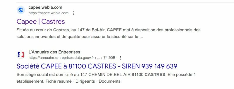 Capee.webia.com | 1 signalement | 1 commentaire