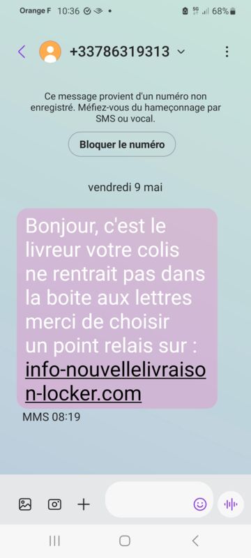 Info-nouvellelivraison-locker.com | 07 86 31 93 13 | 1 signalement