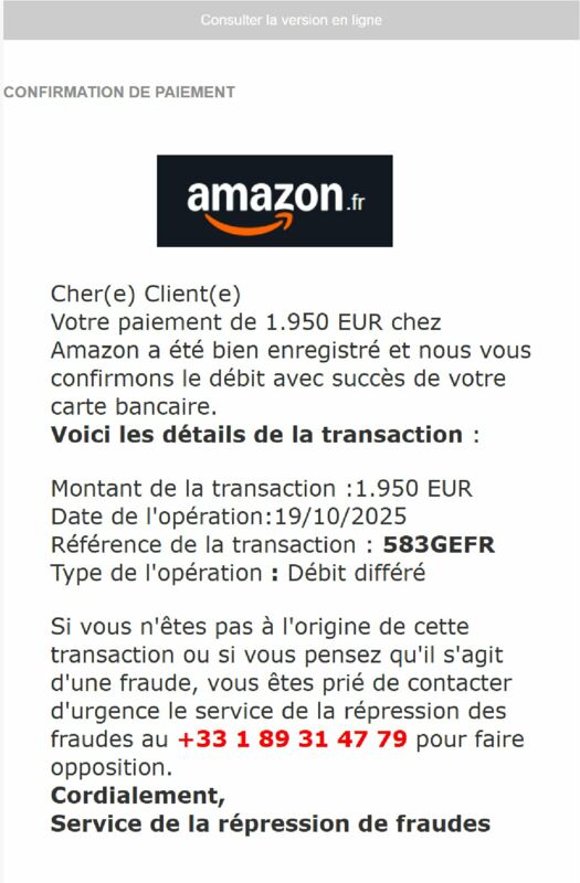 Amazon : Liste des arnaques qui utilisent son image