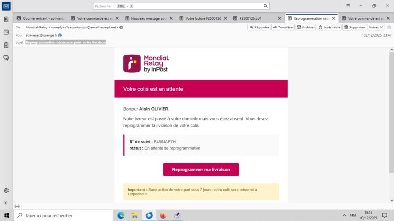 Noreply+a1security-dps@email-receipt.net | 1 signalement
