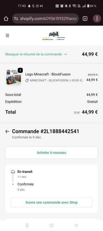 Minecraft blockFusion | 1 signalement