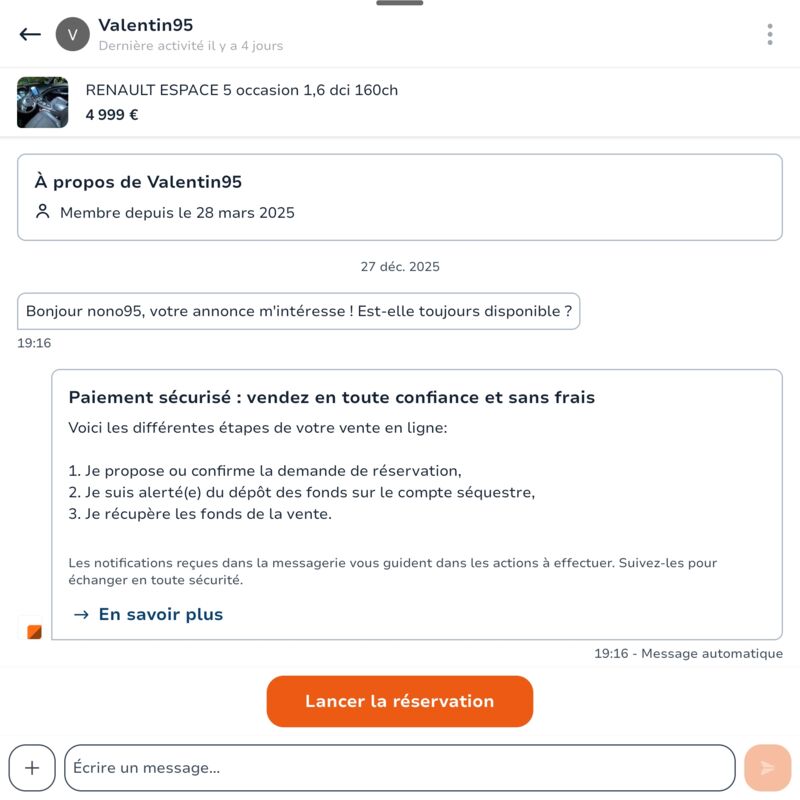 Leboncoin.fr | 07 74 33 90 29 | VALENTIN95 | 1 signalement